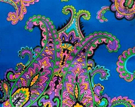 70s Vintage Paisley Psychedelic Rayonpoly Crepe Fabric 60s 70s Dress