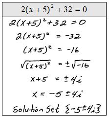 OpenAlgebra Com Free Algebra Study Guide Video Tutorials Complex Numbers And Complex Solutions