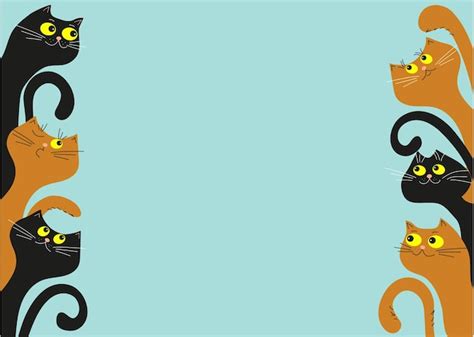 Vectores E Ilustraciones De Fondo Gatos Animados Para Descargar Gratis