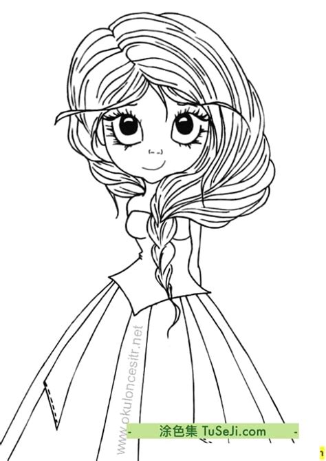 身穿条纹衬衫的老师！12张最新的妹妹姐姐老师涂色简笔画下载！ 涂色集，涂色画打印大图