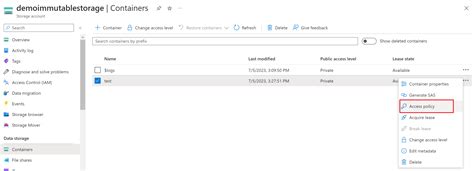 azure blob storage and immutability support for blobs stefano demiliani