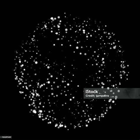 흰색 영역 또는 공입니다 전력 에너지 입자 효과입니다 디지털 컴퓨터 데이터와 네트워크 연결 점 검은 배경에 미래 기술 개념 추상적인 그래픽 디자인 일러스트 레이 션 검은색에
