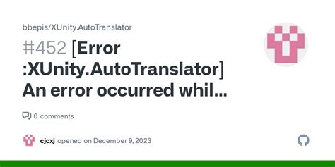 Error Xunityautotranslator An Error Occurred While Loading Text Mesh Pro Fallback Font