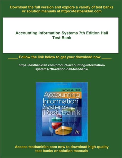 Accounting Information Systems 7th Edition Hall Test Bank Pdf