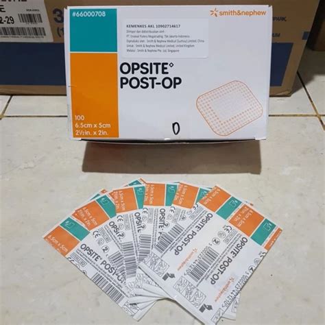 Jual Opsite Post Op 6 5 × 5 Cm Plester Tahan Air Opsite 6 5cm X 5cm