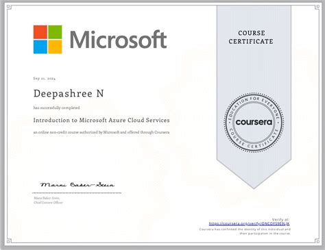 Microsoft Azure Cloudcomputing Learning Coursera Certification