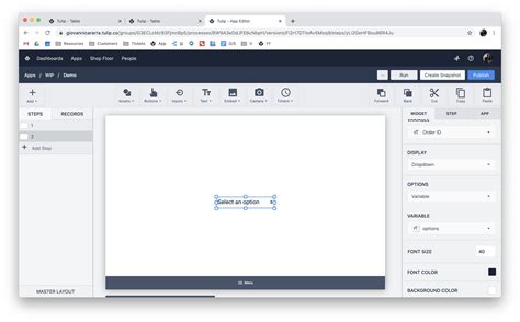 how can i load unique field table values into dropdown list support