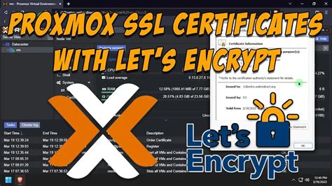 Proxmox Ssl Certificates With Lets Encrypt