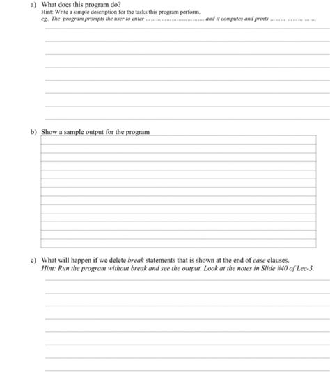 Solved Study The Following C Program And Answer The Below Chegg