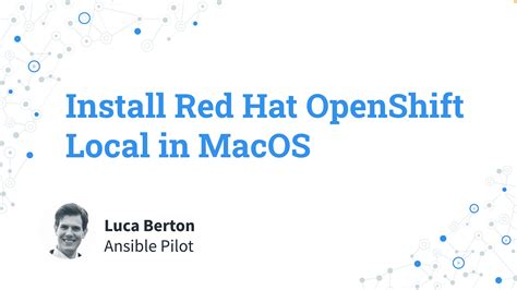 Install Red Hat Openshift Local Kubernetes In Macos Was Codeready