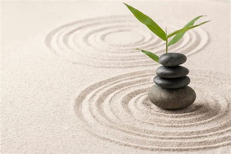 Zen Garten Sand Hintergrund Zen Sand Garden Images Free Download On