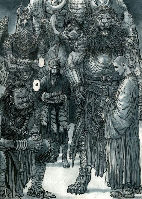 Sun Wukong Tang Sanzang Zhu Bajie And Sha Wujing Journey To The