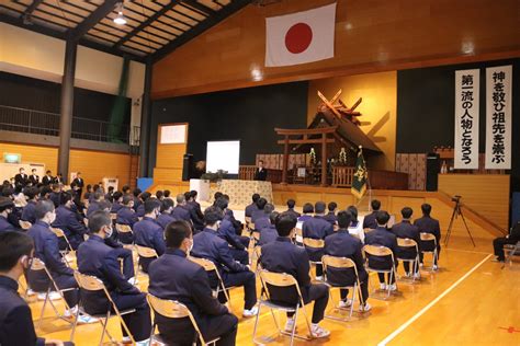 令和5年度入学式を挙行しました 学校法人 淞南学園 立正大学淞南高等学校 島根県松江市