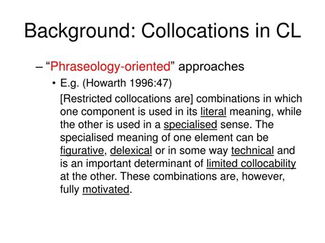 Ppt Collocations In Translated Text Issues Insights Implications Powerpoint Presentation