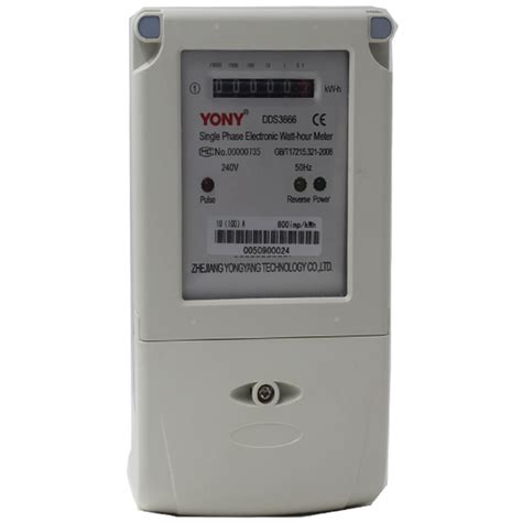 Analog Single Phase Two Wire Three Wire Energy Meter Kwh Meter With Reverse Funciton Yony