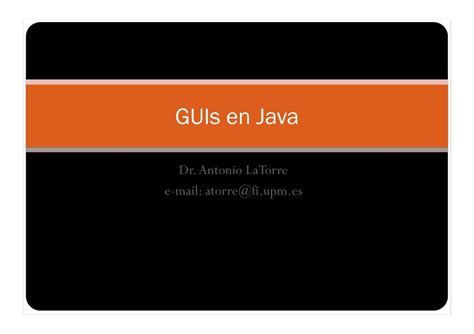 Pdf De Programación Guis En Java