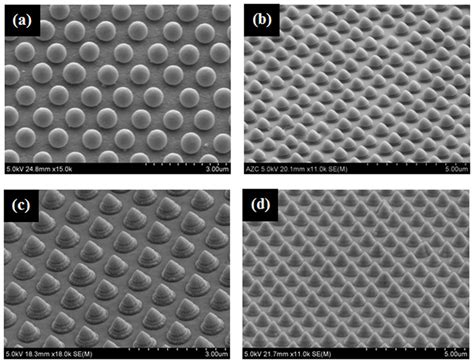 Characteristics Of The Morphology Of The Patterned Nanoparticle Arrays