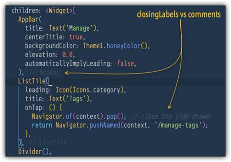 Closing Labels Feedback · Issue 445 · Dart Codedart Code · Github