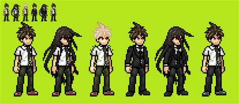Hajime Hinata Sprites By Drazilto963 On Deviantart