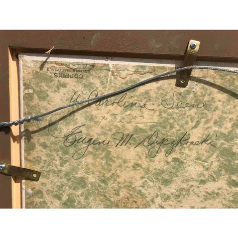 1940s Eugene Dyczkowski Carolina Scenę Oil Chairish