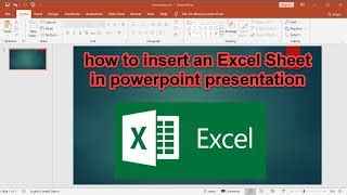 How To Insert A Powerpoint Into Your Excel Sheet An Awesome Babe Known Excel Feature Brandon S