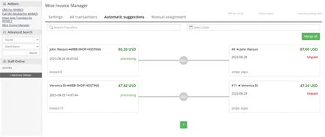 Wise Invoice Manager WHMCS Marketplace