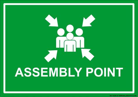 Assembly Point Signage At ₹ 4500 Safety Signage Id 2853322601812