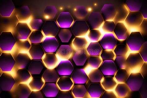 Generative Ai Illustration Of Abstract Low Polygonal Colorful Vibrant Background Stock