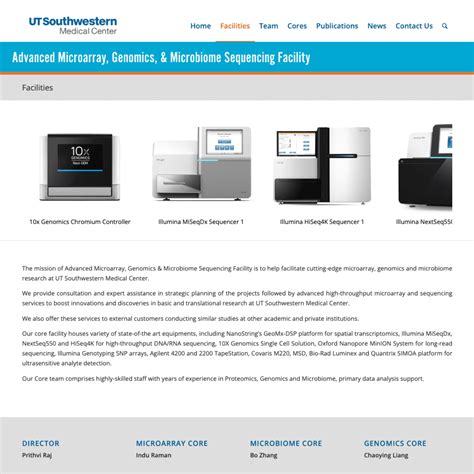 Advanced Microarray Genomics And Microbiome Sequencing Facility