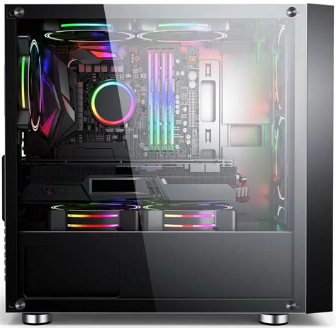 Premium Micro Atx Mini Itx Tower Desktop Glass Computer Carrying Case Buy Desktop Computer