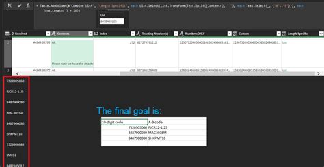 solved pulling all 10 digit from 1 cell microsoft fabric community