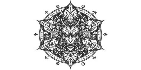 Sigil Of Asmodeus Occult Symbol Vector Illustration Stock Vector Illustration Of Symbol