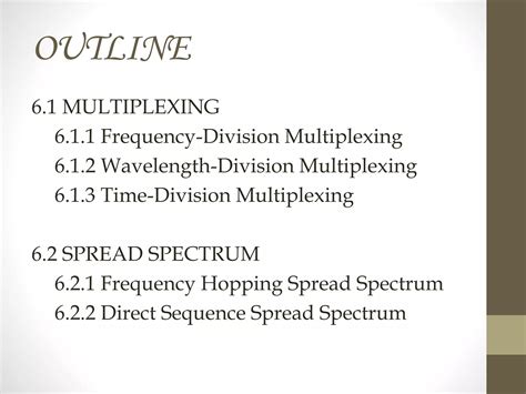 Bandwidth Utilization Multiplexing And Spectrum Spreading Pptx