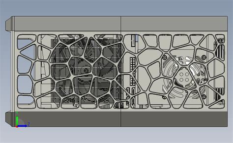 全3D打印的ITX台式电脑机箱 STEP 模型图纸下载 懒石网