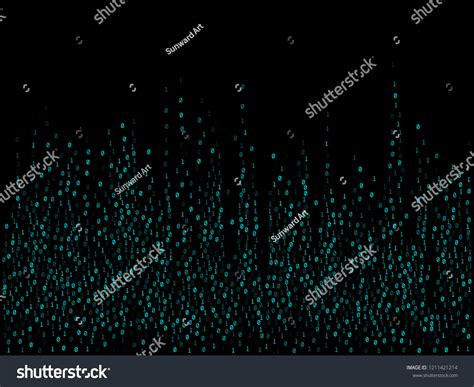 Binary Code Programming Background Hacker Coding Stock Vector Royalty Free 1211421214