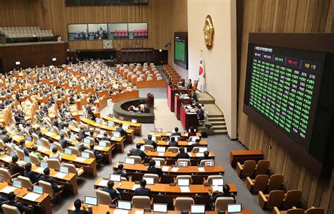 속보 8월국회 조기종료 野주도 통과與 이재명 표결 회피용 중앙일보