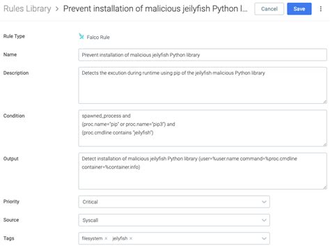 Detecting Malicious Python Libraries With Sysdig Secure