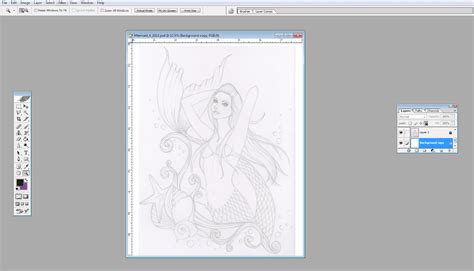 The Fantasy Art Of Nikki Burnette How To Create Clean Line Work In Photoshop