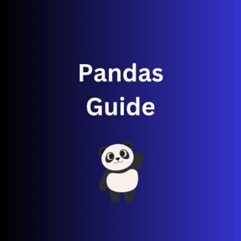 Basics Of Pandas A Step By Step Guide Data To Info