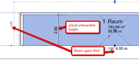 Autodesk Revit 20181 Unbounded Height Parameter For Rooms