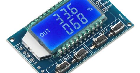 PWM Module DC 3 3V 30V Signal Generator PWM Pulse Frequency Duty Cycle Adjustable Module LCD