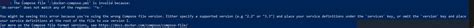Powershell Something In Docker Composeyml Does Not Match Any Of The Regexes X Stack