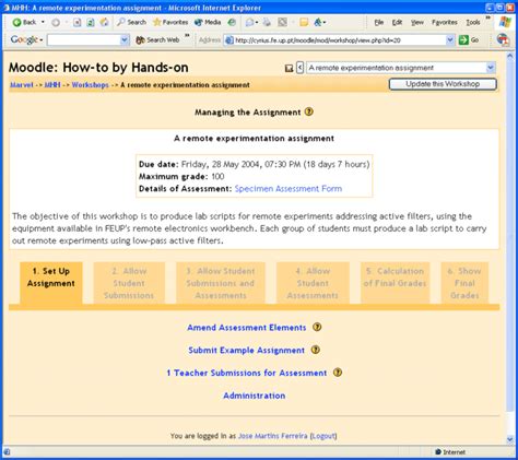 A Workshop Activity Within Moodle Download Scientific Diagram