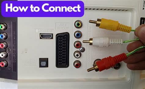 How To Connect AV Cables To 5 Port TV Its Very Simple Techsawa