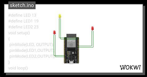 Ex3 Wokwi Esp32 Stm32 Arduino Simulator