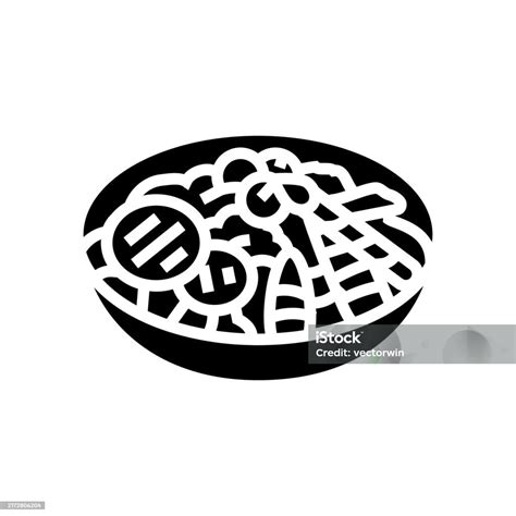 구운 야채 완전 채식주의 자 음식 글리프 아이콘 벡터 일러스트 레이 션 가방에 대한 스톡 벡터 아트 및 기타 이미지 가방 건강한 식생활 과일 Istock