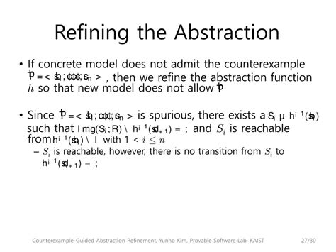 Ppt Counterexample Guided Abstraction Refinement Powerpoint
