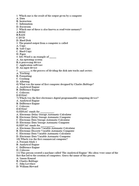 Prelim Pdf Computer Data Storage Computer Engineering