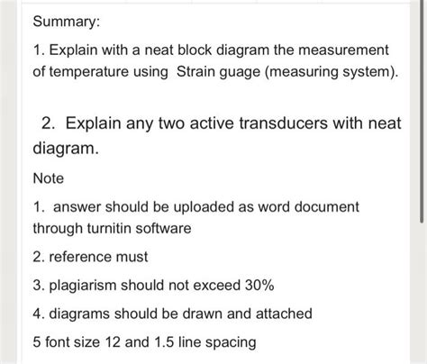 solved summary 1 explain with a neat block diagram the