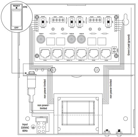 Altronix HubSat4DiV 4 Camera Channels Passive UTP Transceiver Hub Installation Guide
